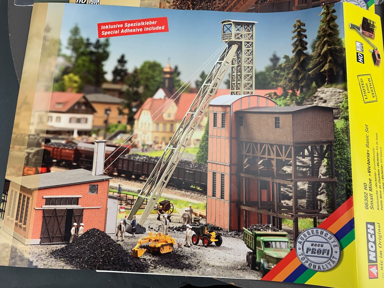 HO Scale NOCH 66303 66302 Victoria Mine & Tipple Laser Kit Ore to Steel ...