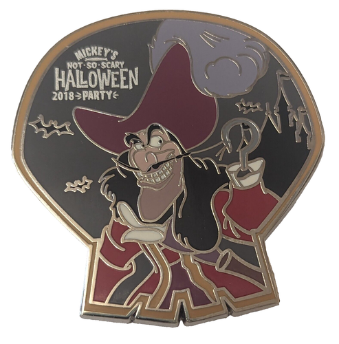 Disney Pin Captain Hook Mickey's Not So Scary Halloween Party 2018 ...