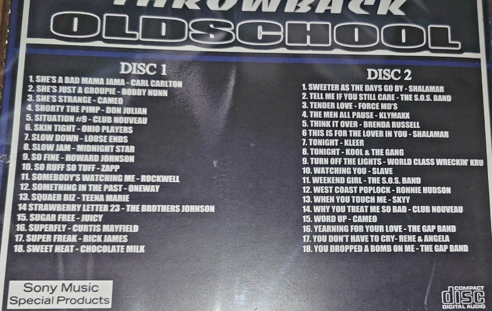 THROWBACK OLDSCHOOL VOL. 1,2,3 & 4 GET THE SET ALL 4 double cds | eBay