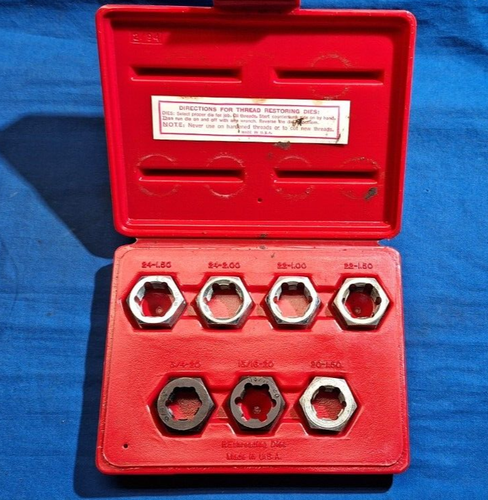 7 piece Axle shaft rethread set SAE and Metric USA Made Barely used | eBay