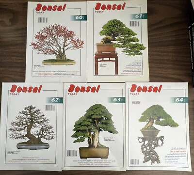 Bonsai Today Lot Of 5 1999 Magazine Issues # 60 - 64 March - December ...