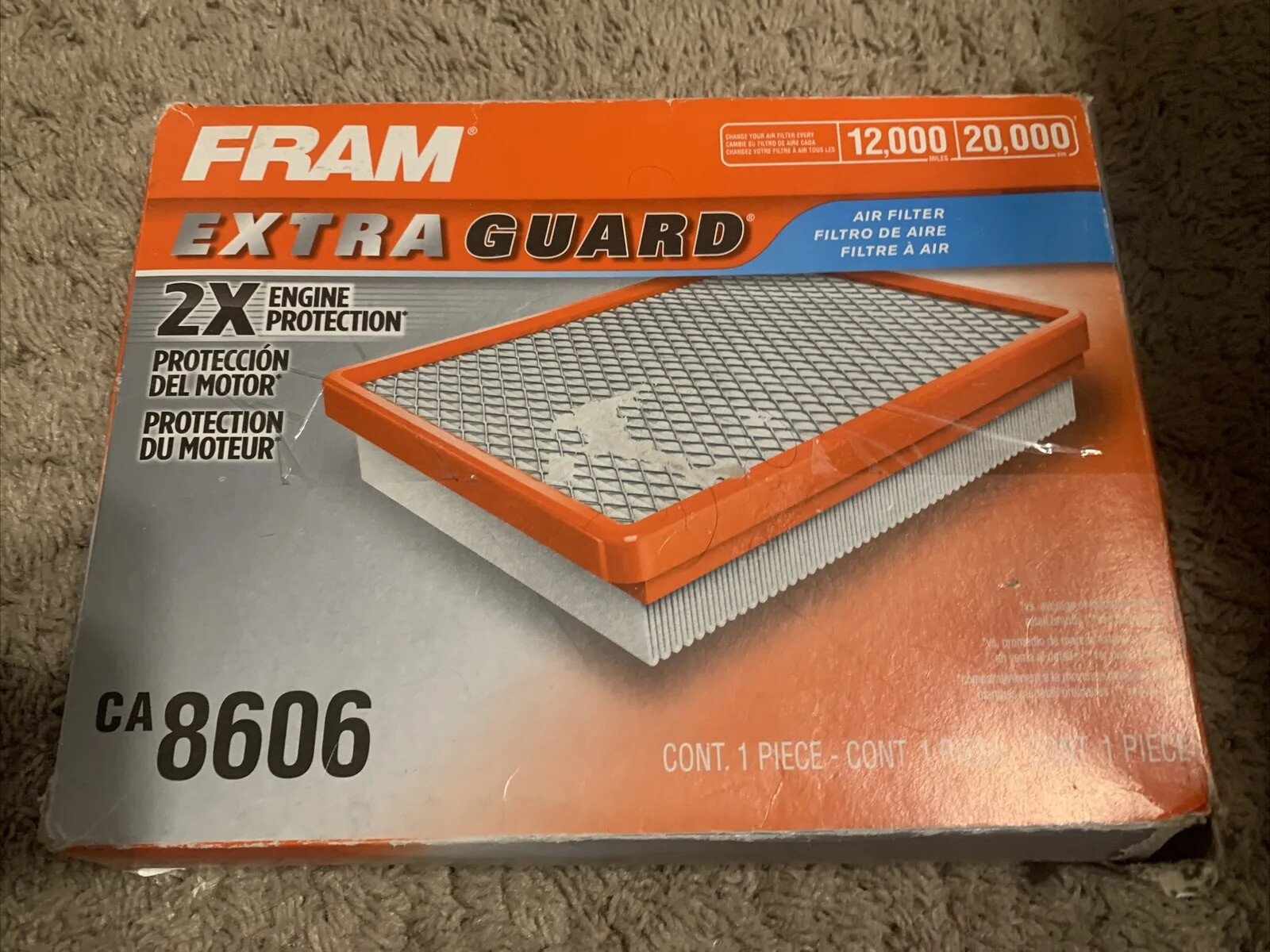 Fram Extra Guard Air Filter CA8606 brand new Open Box | eBay