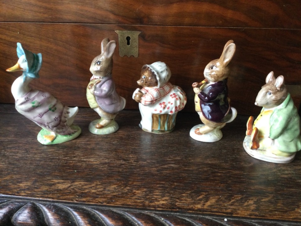 Five Beswick Brown Stamp Beatrix Potter figures. | eBay UK