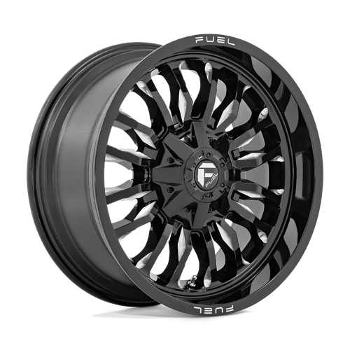 Fuel 1PC D795 ARC 20X9 8X165.1 1 125.10 GLOSS BLACK MILLED Wheel/Rim | eBay