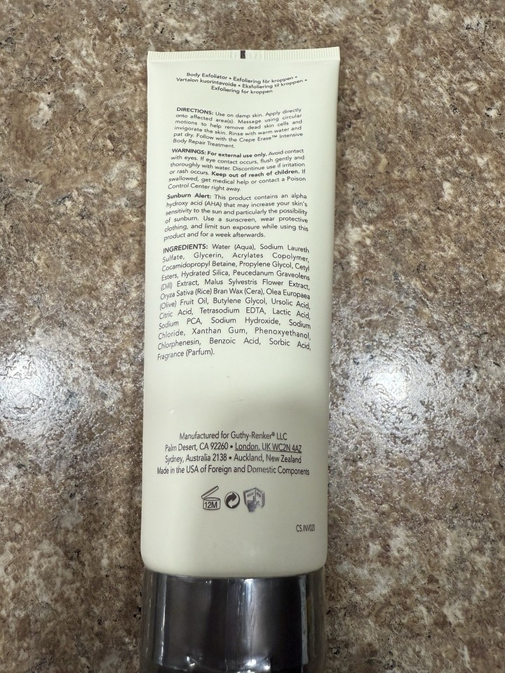 Crepe Erase Exfoliating Body Polish TruFirm Complex - 8 oz ( 236 ml ...