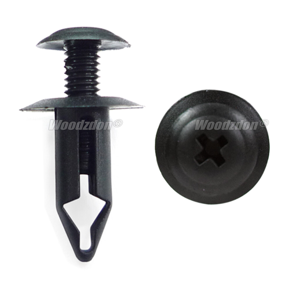 Qty.100 for Ford Falcon AU BA BF FG Territory SX SY SZ Plastic Scrivet ...