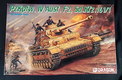 Dragon Model Kit 1/35 PzKpfw IV Ausf F2 Sd.Kfz 161/1 German WWII #9019 ...