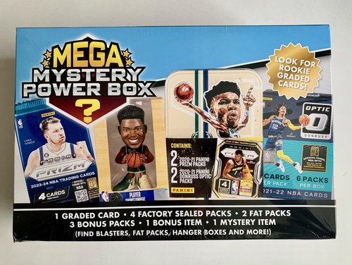 New 2024 NBA MJ Holdings Mega Mystery Power Box 1 Guaranteed Graded ...