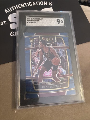 2021-22 PANINI SELECT EVAN MOBLEY ROOKIE CARD RC CONCOURSE RETAIL BLUE ...