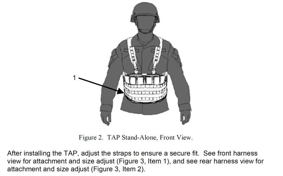 Tactical Assault Panel TAP OCP Multicam Molle II Chest Rig Vest ...