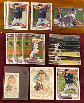 Tanner Houck 12 Card Lot - Rookie Cards - Bowman Chrome, Stadium Club ...
