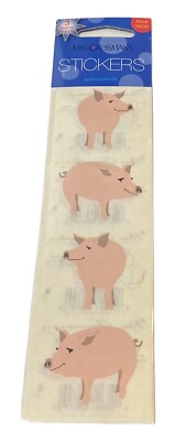Mrs Grossman Vintage Stickers Pink Pigs Oink Farm Barn Sticker Sheets ...