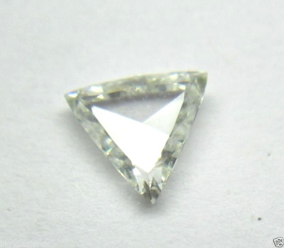 0.50 Ct Natural I Color SI Triangle Rose Cut Diamond | eBay