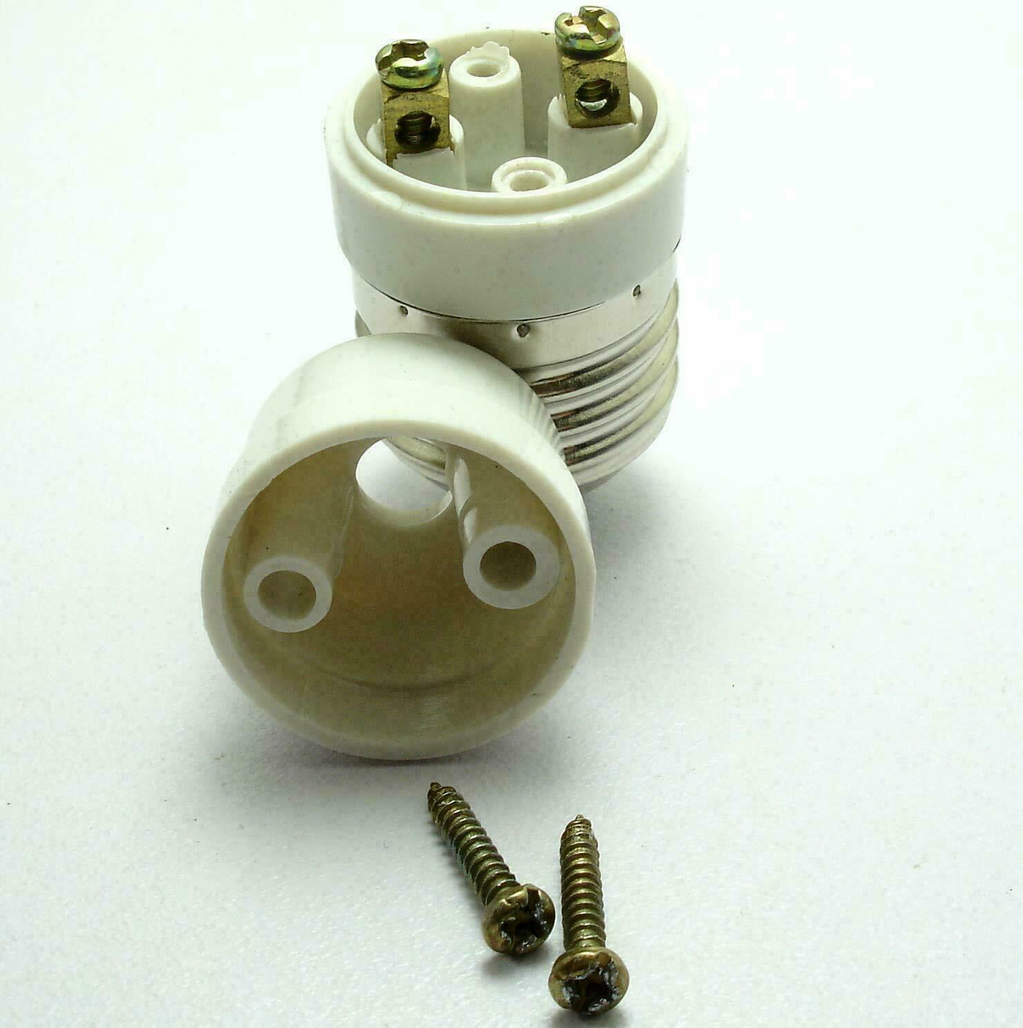 E27 Adaptor Plug Connector Lamp Socket Extension Edison Screw Light ...