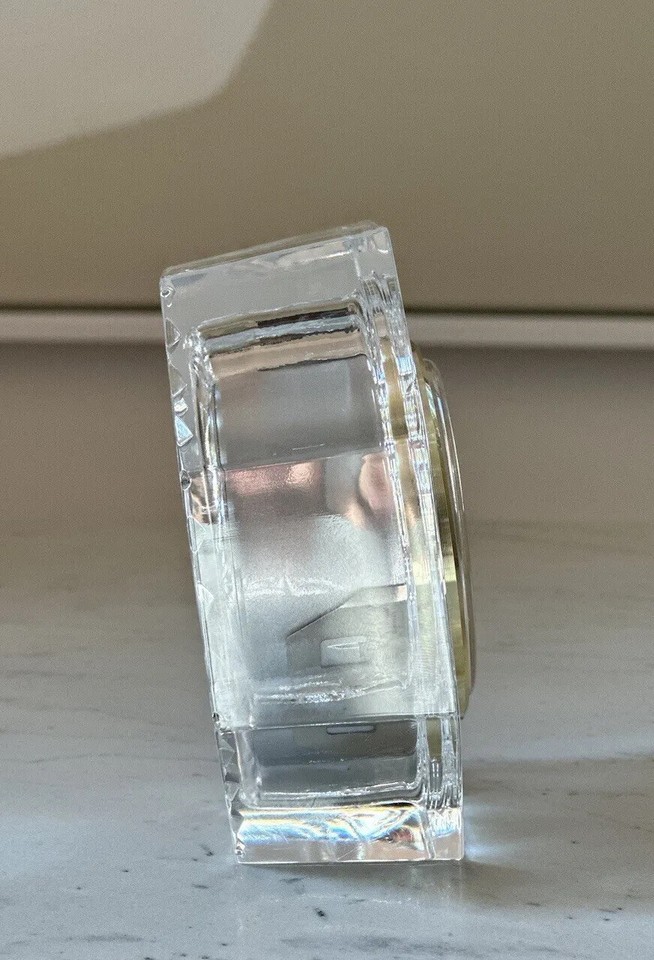 Vintage Staiger Quartz Clock West Germany Movement - Crystal Lead Made ...