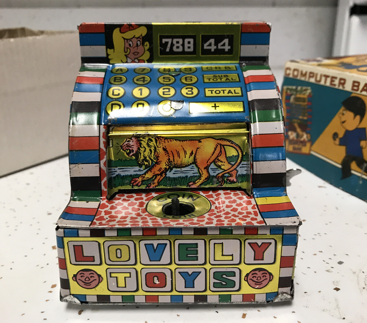 Old Toy Computer Vintage Tomy Toy Computer