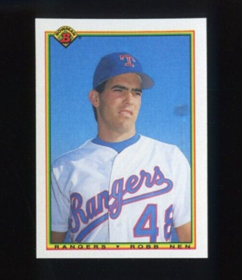 1990 BOWMAN #487 ROBB NEN ROOKIE RC TEXAS RANGERS | eBay