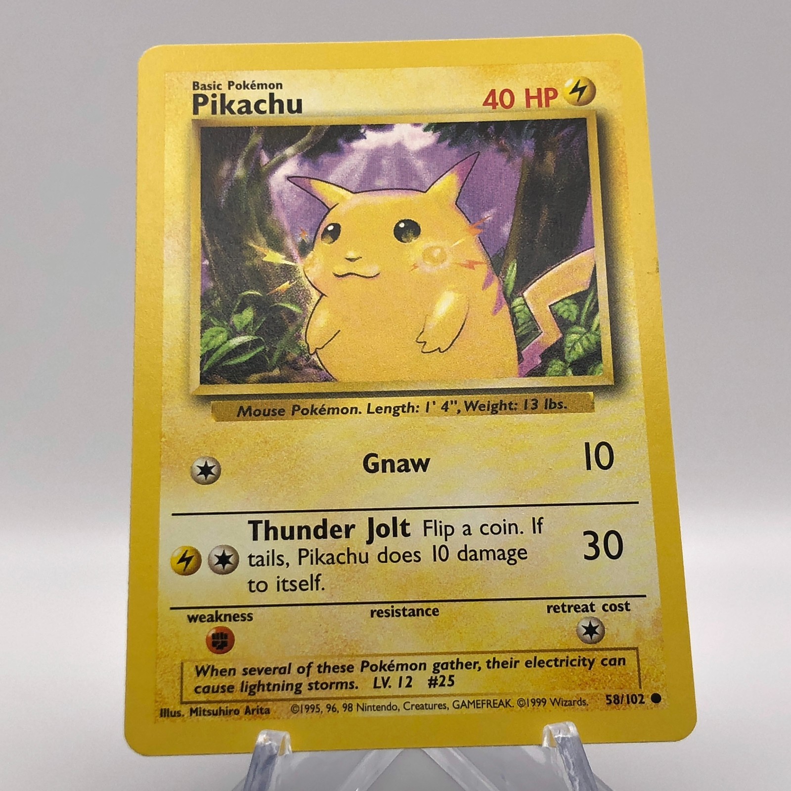 Pikachu 58 Current Market Value | Base Set