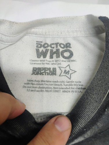 Doctor Who Ripple Junction 2012 Medium Unisex T Shirt | eBay