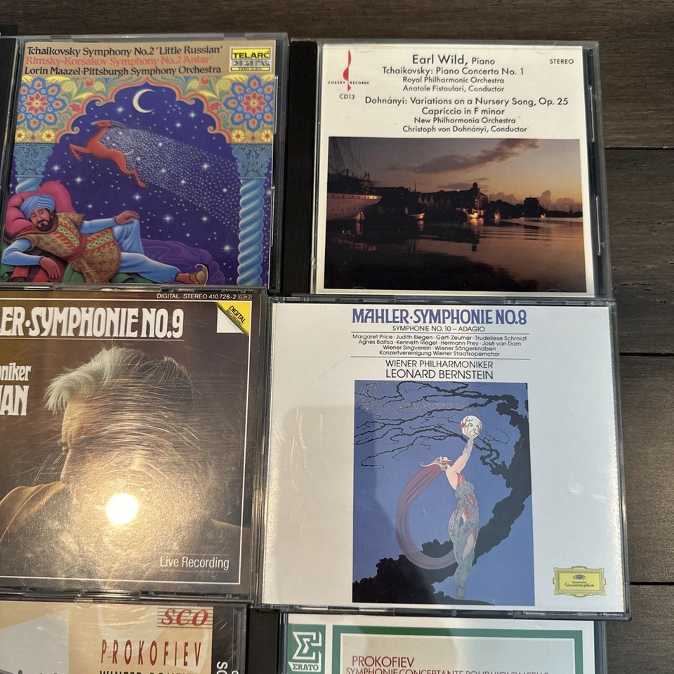 CD Lot Of 25 CDs Classical Music Orchestra Prokofiev, Mahler ...