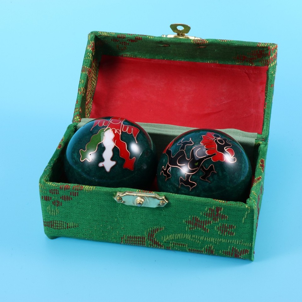 Health Massage Exercise Meditation Balls Stress Relief Handballs | eBay ...