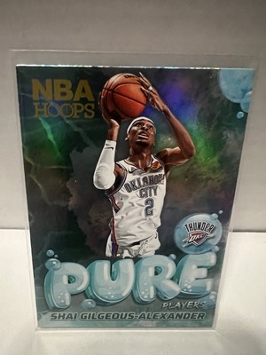 2024-25 Panini NBA Hoops - Pure Players Shai Gilgeous-Alexander #6 Holo ...