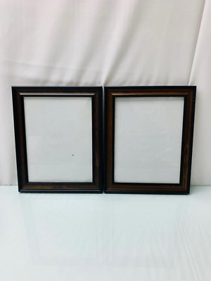 Set of 2 Wooden Frame Picture Frames | eBay