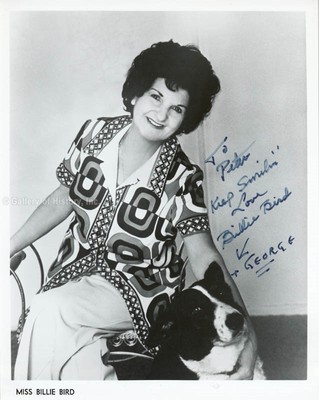 BILLIE BIRD - INSCRIBED PHOTOGRAPH SIGNED | eBay