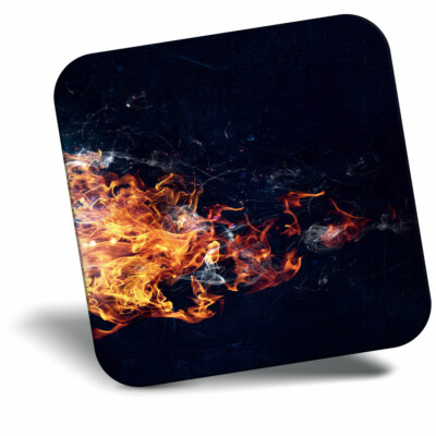 Awesome Fridge Magnet - Fire Flames Smoke Red Hot Cool Gift #2569 | eBay