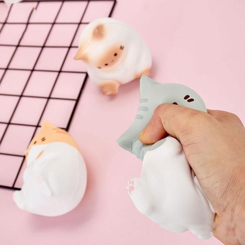 Cartoon Kawaii Cat Slow Rebound Decompression Toy Compression Decor ...