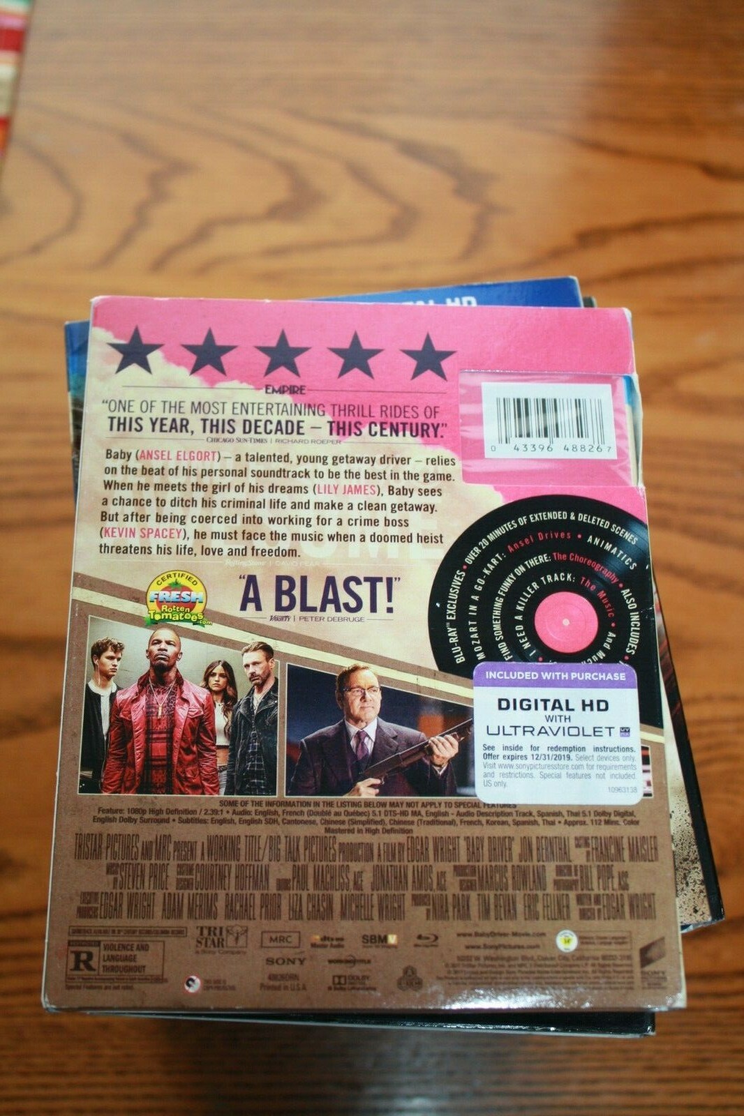 BABY DRIVER - BLU-RAY & DIGITAL - NEW AND SEALED! SLIPCOVER! | eBay