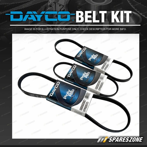 Dayco Alt & Alt & A/C P/S Drive Belt for Holden Apollo JM JP 2.2L 4cyl ...