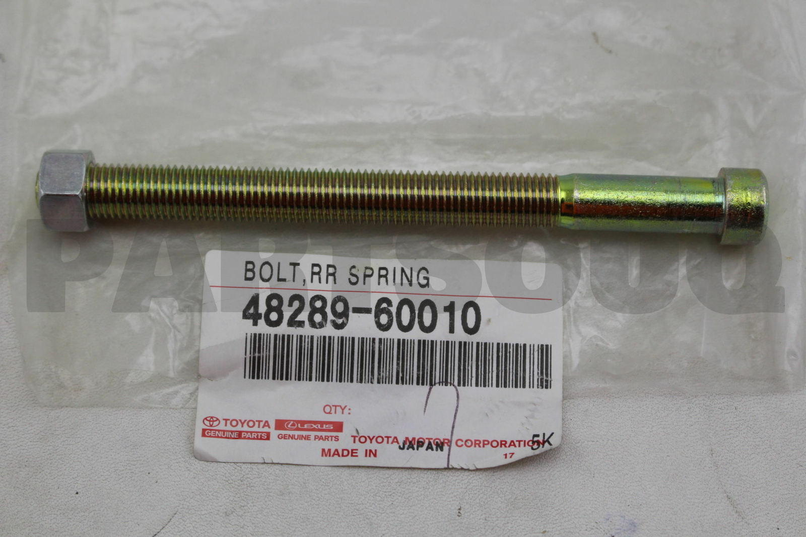 Genuine Toyota 4828960010 Bolt Front Spring Center | 48289-60010 | OE ...