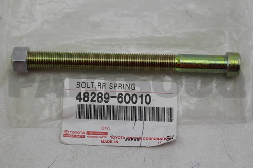 4828960010 Genuine Toyota BOLT, FRONT SPRING, CENTER 48289-60010 | eBay