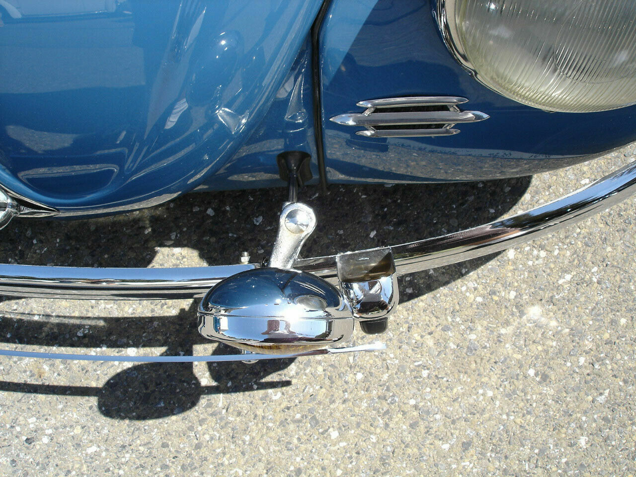 VW TYPE 1 BUG SUPER BEETLE FOG LIGHT / DRIVING LIGHT 3½" TALL MOUNTING ...