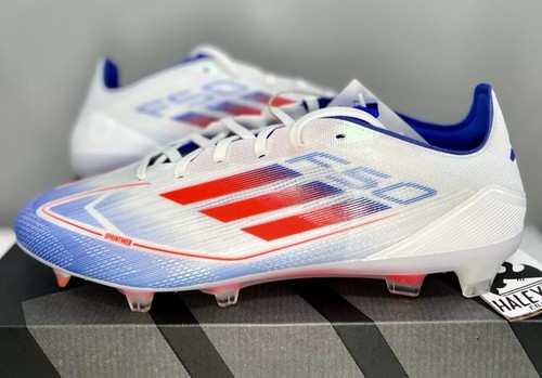 adidas F50 Pro FG Cloud White Solar Red Lucid Blue | Men's Sizes 5 - 13 ...