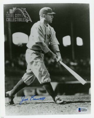 Joe Sewell Autographed New York Yankees 8x10 Photo (B&W) - BAS COA | eBay