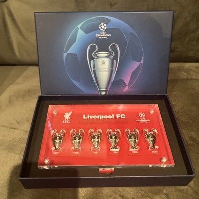 Rare Liverpool Fc Football Champions League Trophy Display Cups 6 Times ...