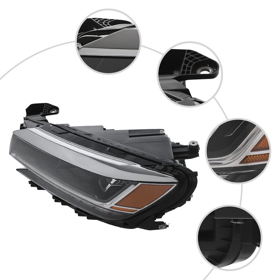 Left Headlight For 2020-2022 VW Passat S/SE/R-Line NON-SEL w/DRL ...