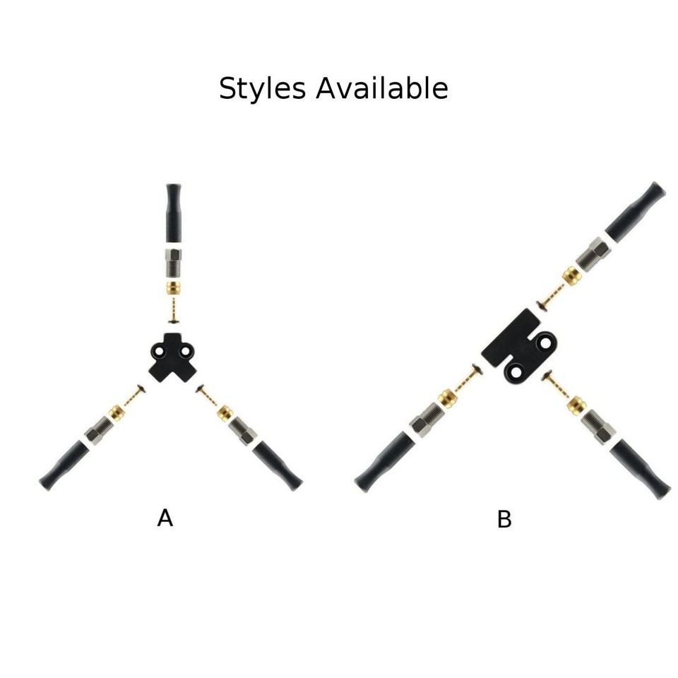 Hydraulic Brake 1to2 Splitter Adapter for Bicycle Motorcycle Dual ...
