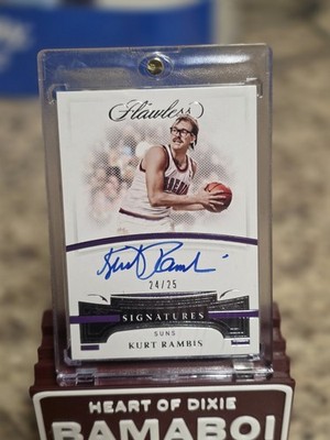 2020-21 Panini Flawless Autographs Kurt Rambis Auto /25 Phoenix Suns # ...
