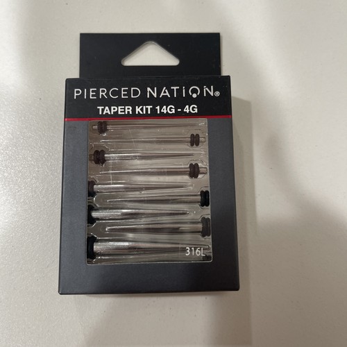 Pierced Nation 316L Taper Kit 14G-4G | eBay