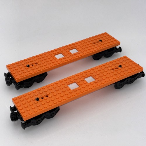 Lego Train Base 92339 Orange 6 x 28 Wheel Housings 2878c02 Train Kit ...