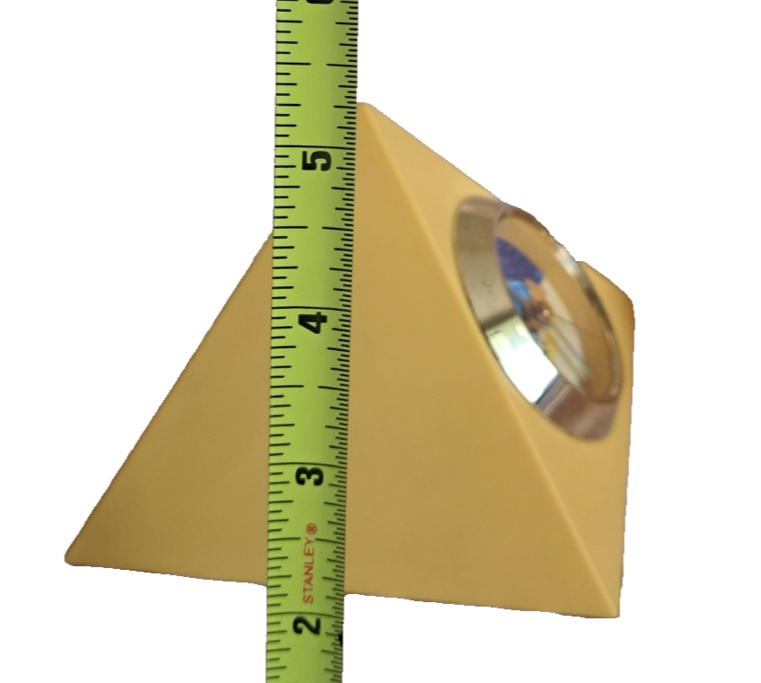 Vintage Joe Camel Yellow Pyramid Clock-Camel Cigarettes Advertising ...