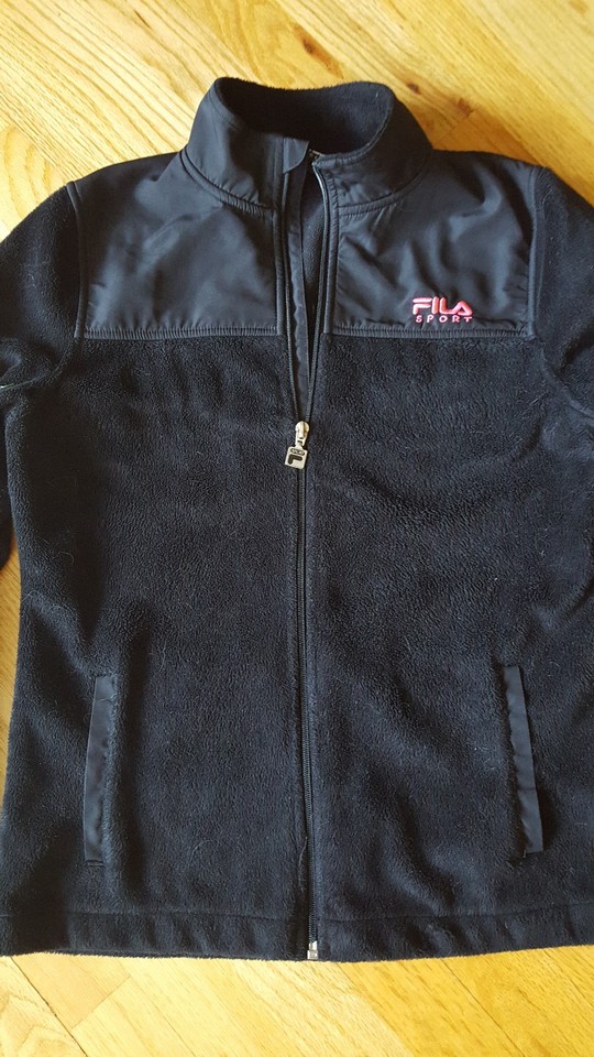 Girls Fila Sport soft fleece shell Jacket Black Size 14-Large EUC | eBay