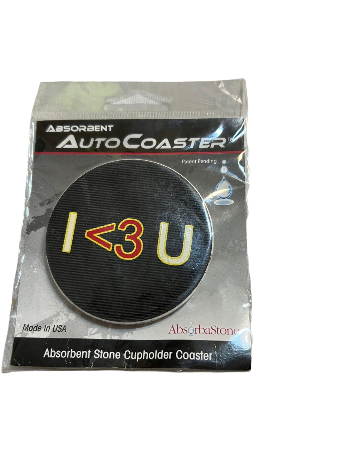 Absorbastone Absorbent Stone Cup Holder Auto Coaster I 3 U Made in USA ...