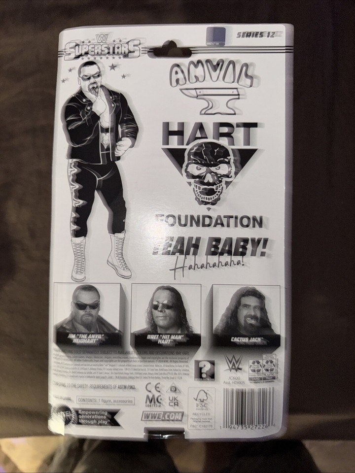 WWE Superstars Series 12 Jim The Anvil Neidhart HART FOUNDATION ...