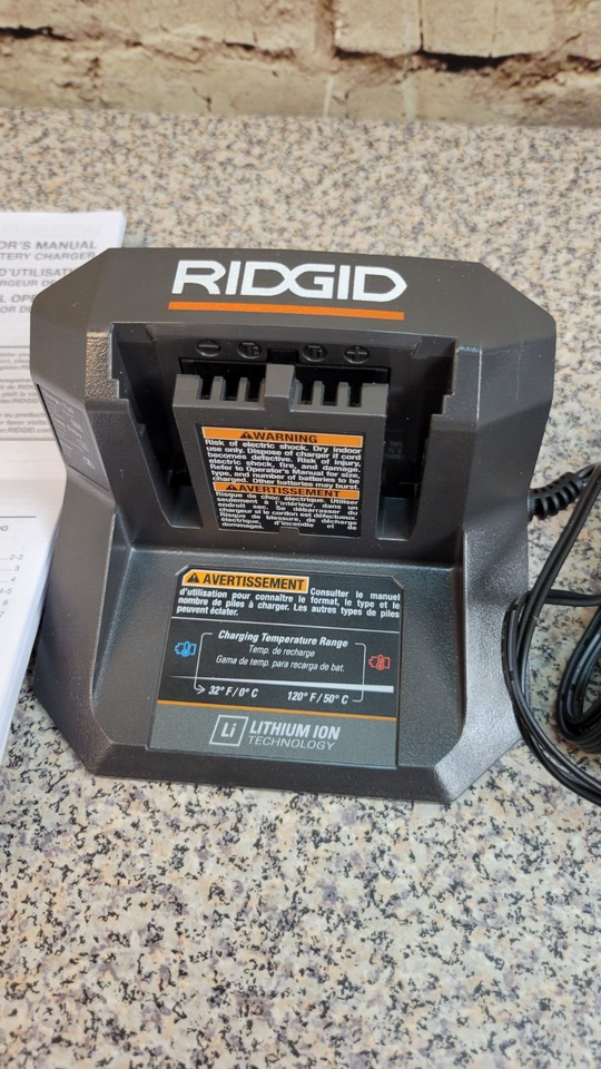 NEW, Un-used, Genuine RIDGID 18V R86093 18 Volt lithium Ion Battery ...