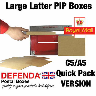 50 C5 A5 QUICK PACK PiP POSTAL BOXES Large Letter Mailers PRICING IN ...