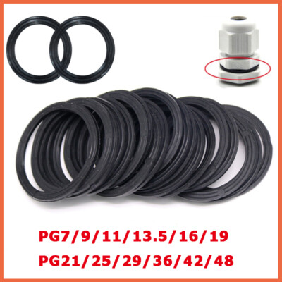 Rubber Seal Washer IP68 Cable Gland Ring PG7/9/11/13.5/16/19/21/25/29 ...